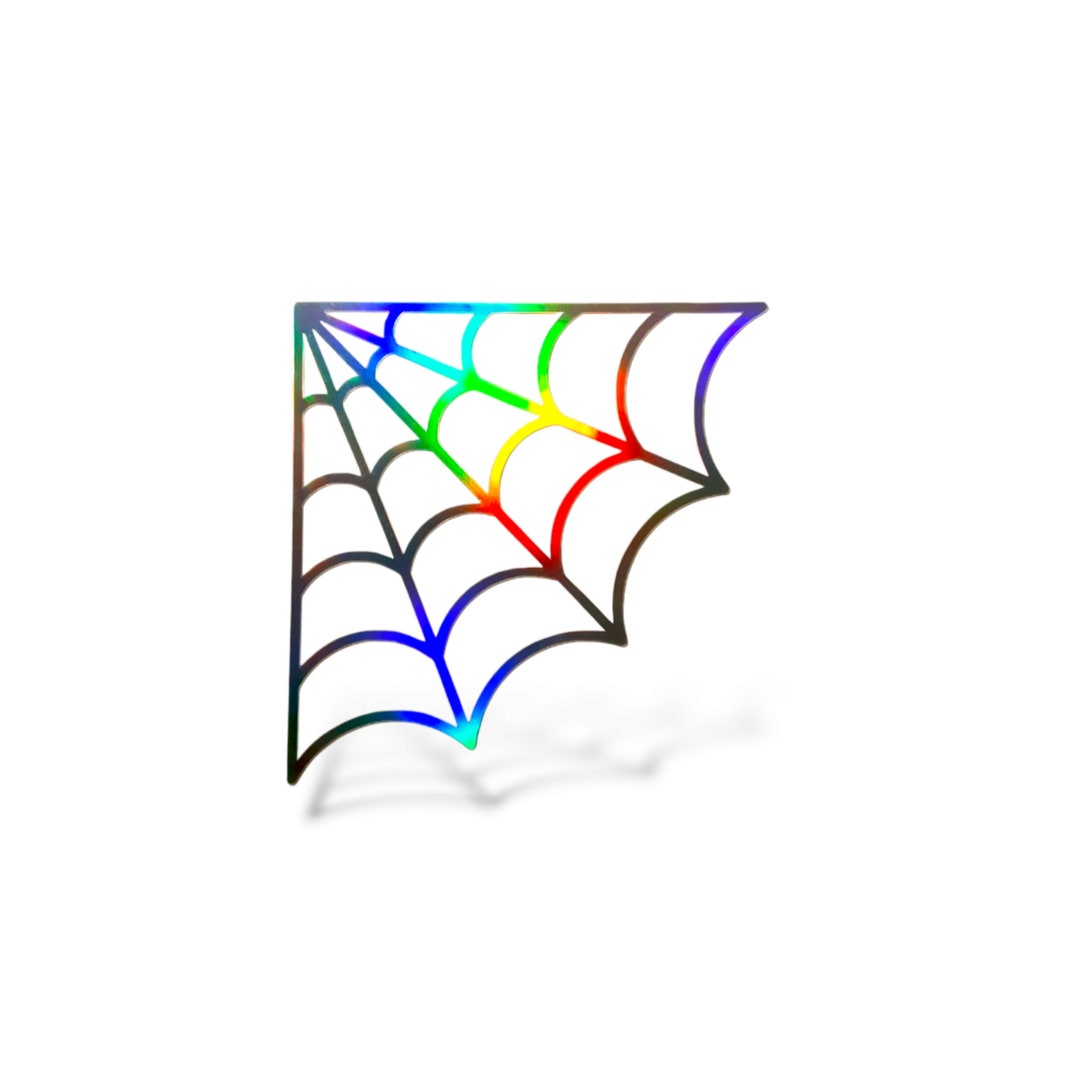 Corner Spider Web Decal: Goth Car Sticker - Etsy