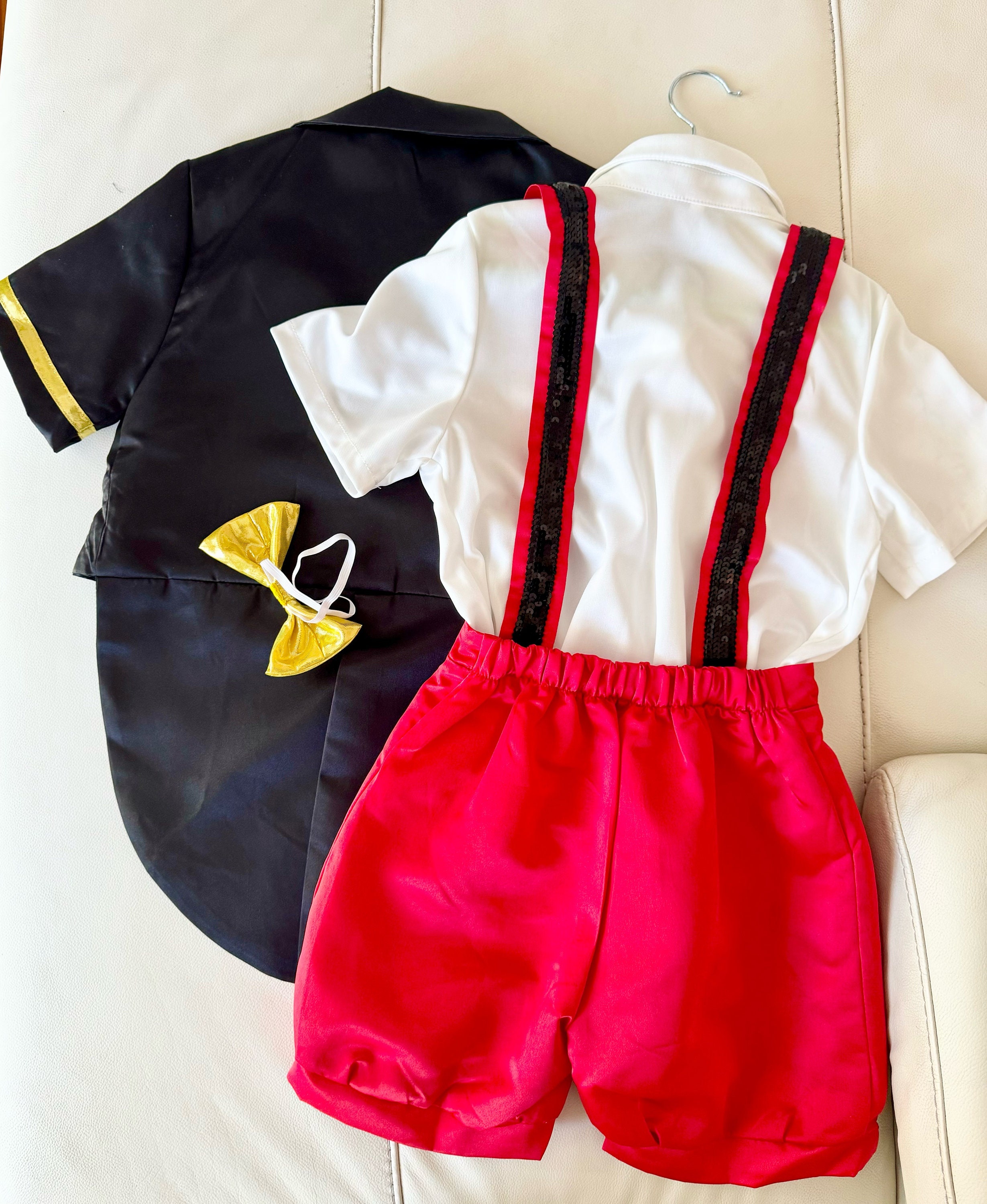 5PC Boy Mickey Mouse Costume, Birthday Party Set, Disney Party Clothing ...