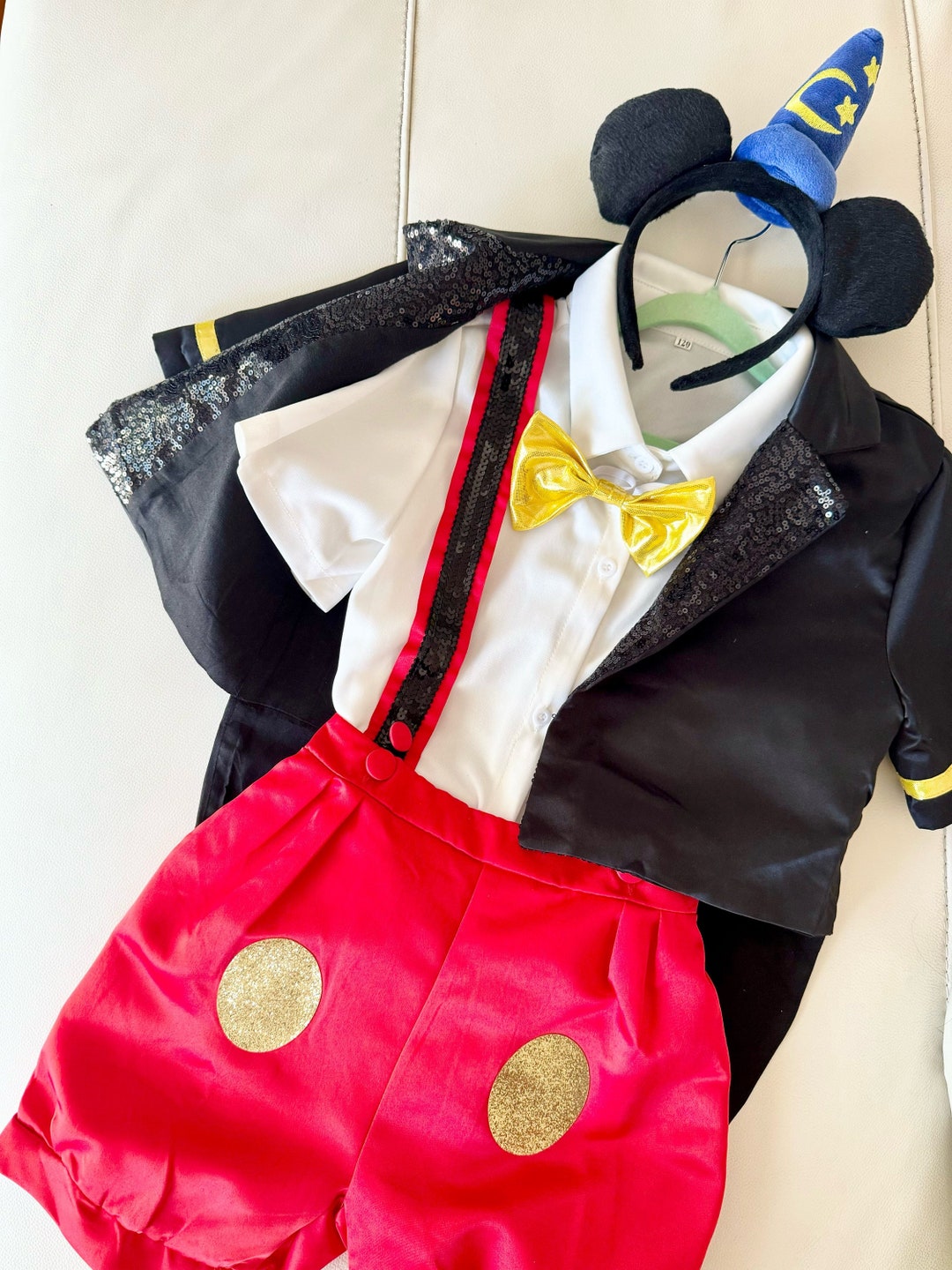 5PC Boy Mickey Mouse Costume, Birthday Party Set, Disney Party Clothing ...