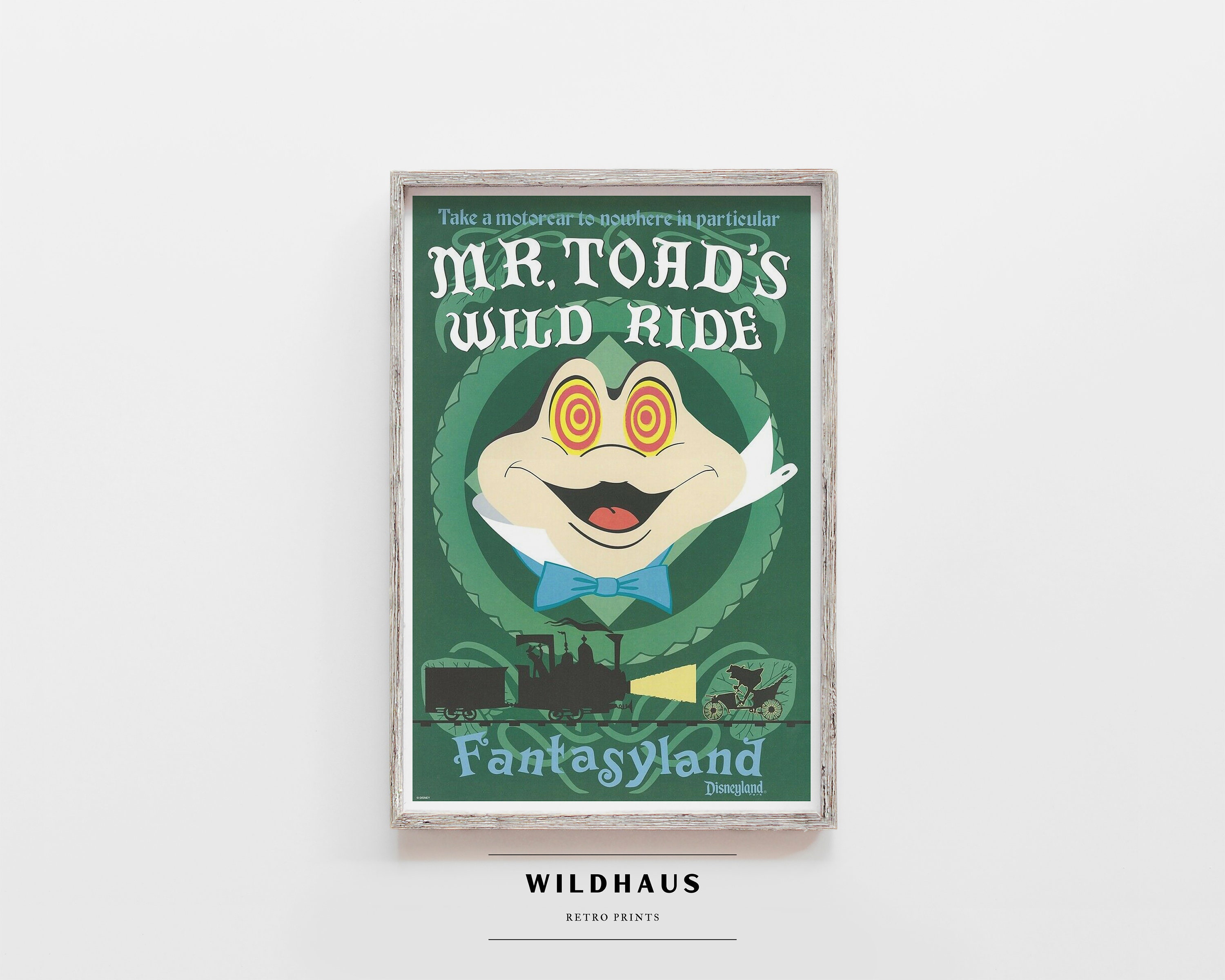 Mr. Toad's Wild Ride Disneyland Poster: Retro Fantasyland Art (digital Download) D07 - Etsy