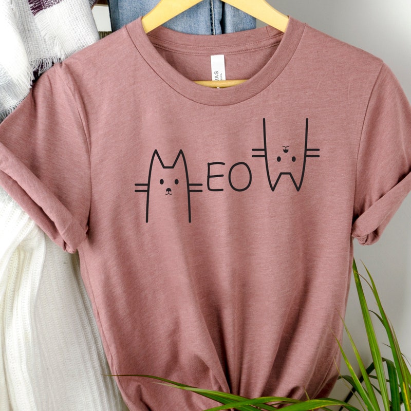 Meow T Shirt - Etsy