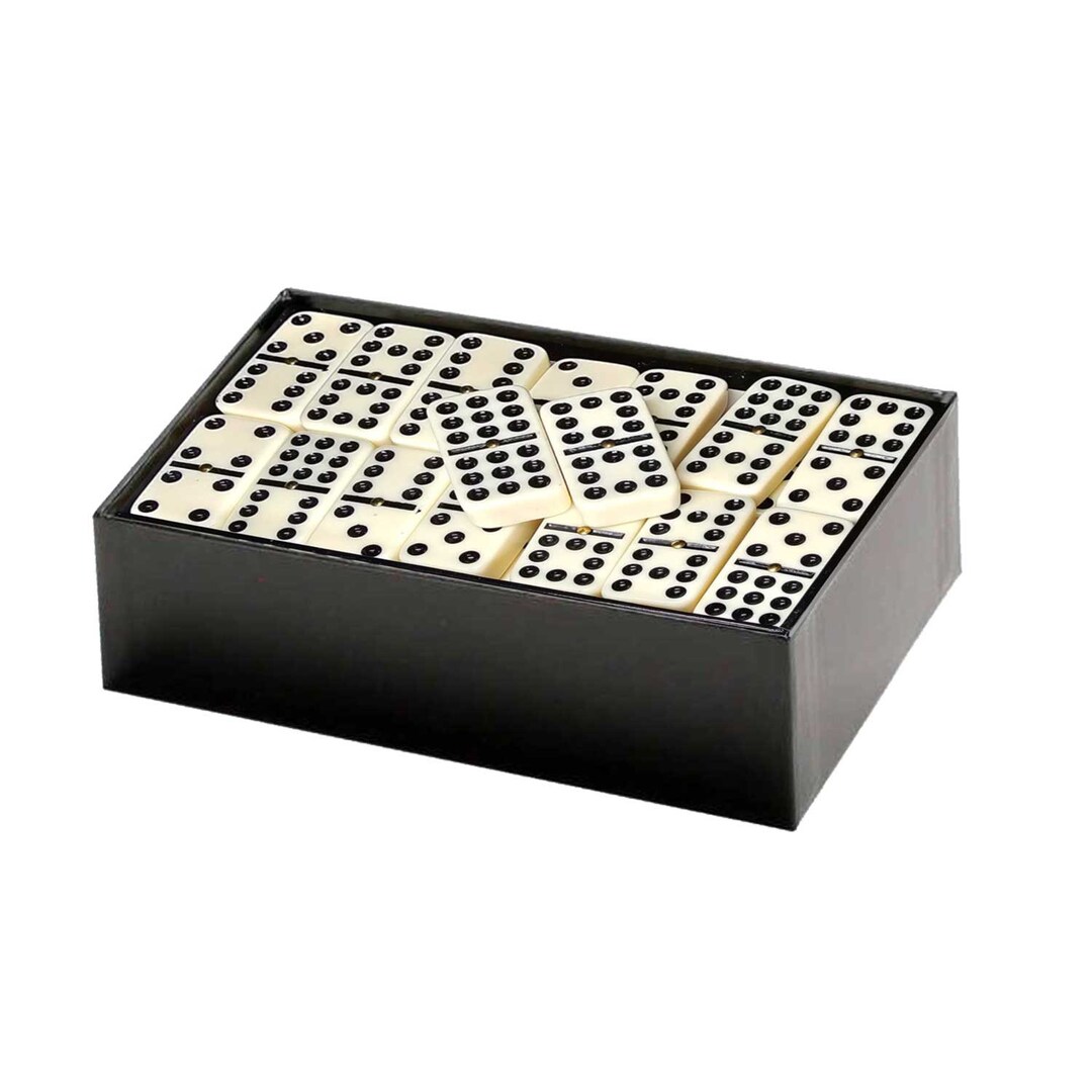 Double 9 Jumbo Ivory Dominoes With Spinner - Etsy