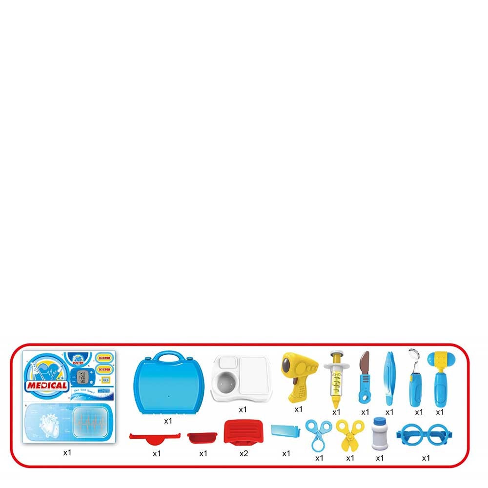 Portable Doctor Case Play Set 18pcs - Etsy