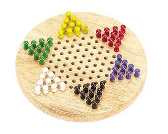 Chinese Checker Board Game for Two Players - Etsy