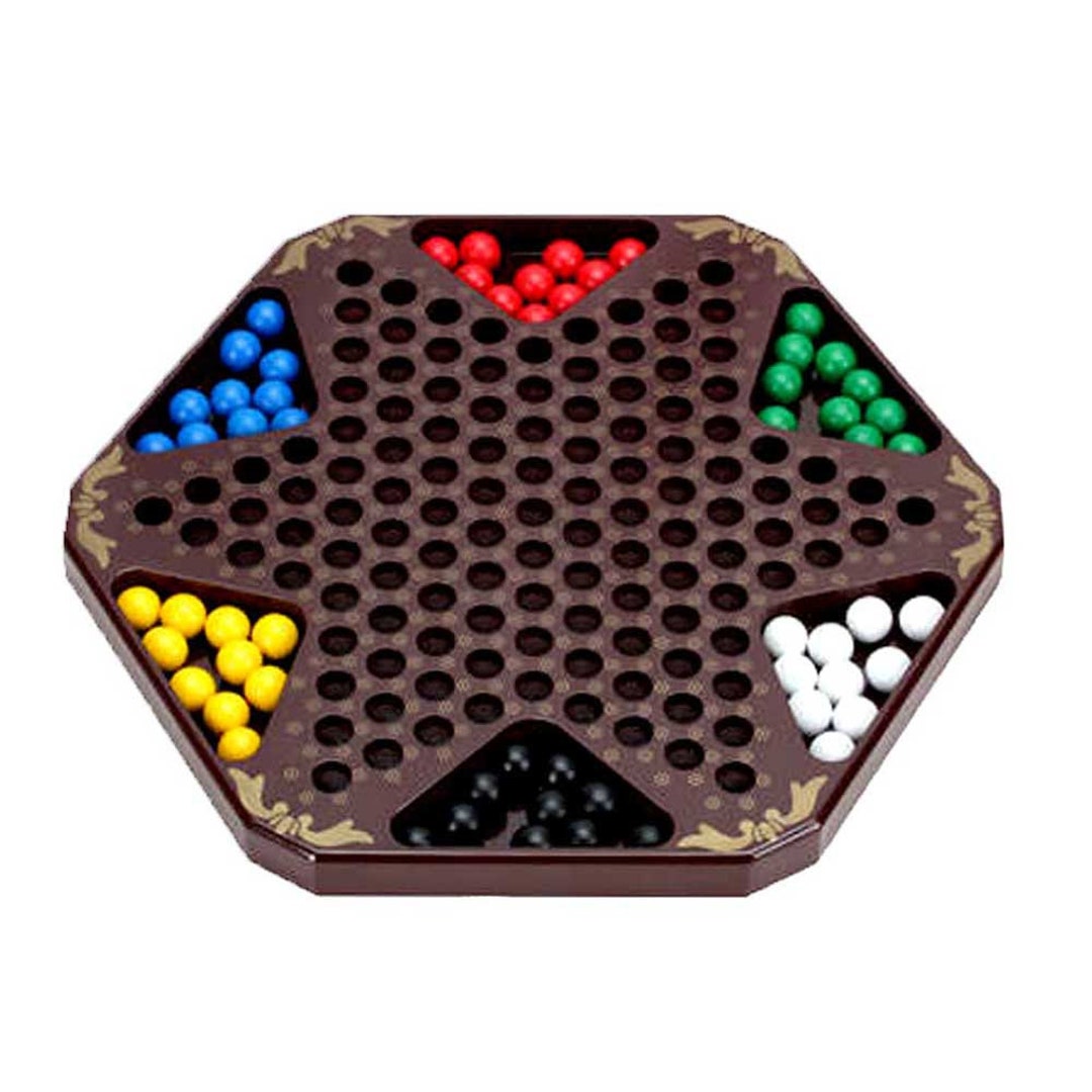 Hexagon Wooden Chinese Checkers 12 Hesagon - Etsy