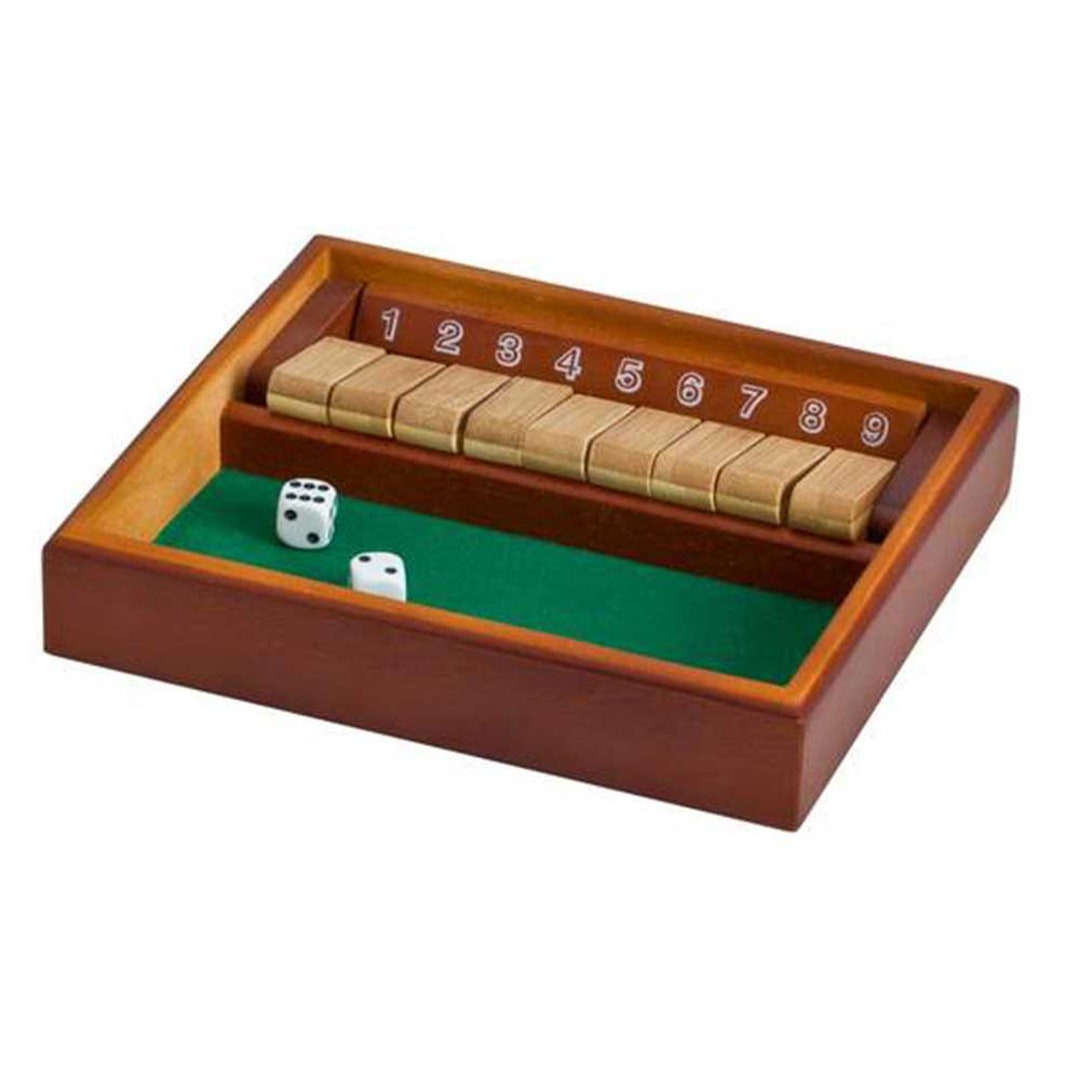 WOODEN Shut the Box GAMES 9 & 12 Numbers - Etsy