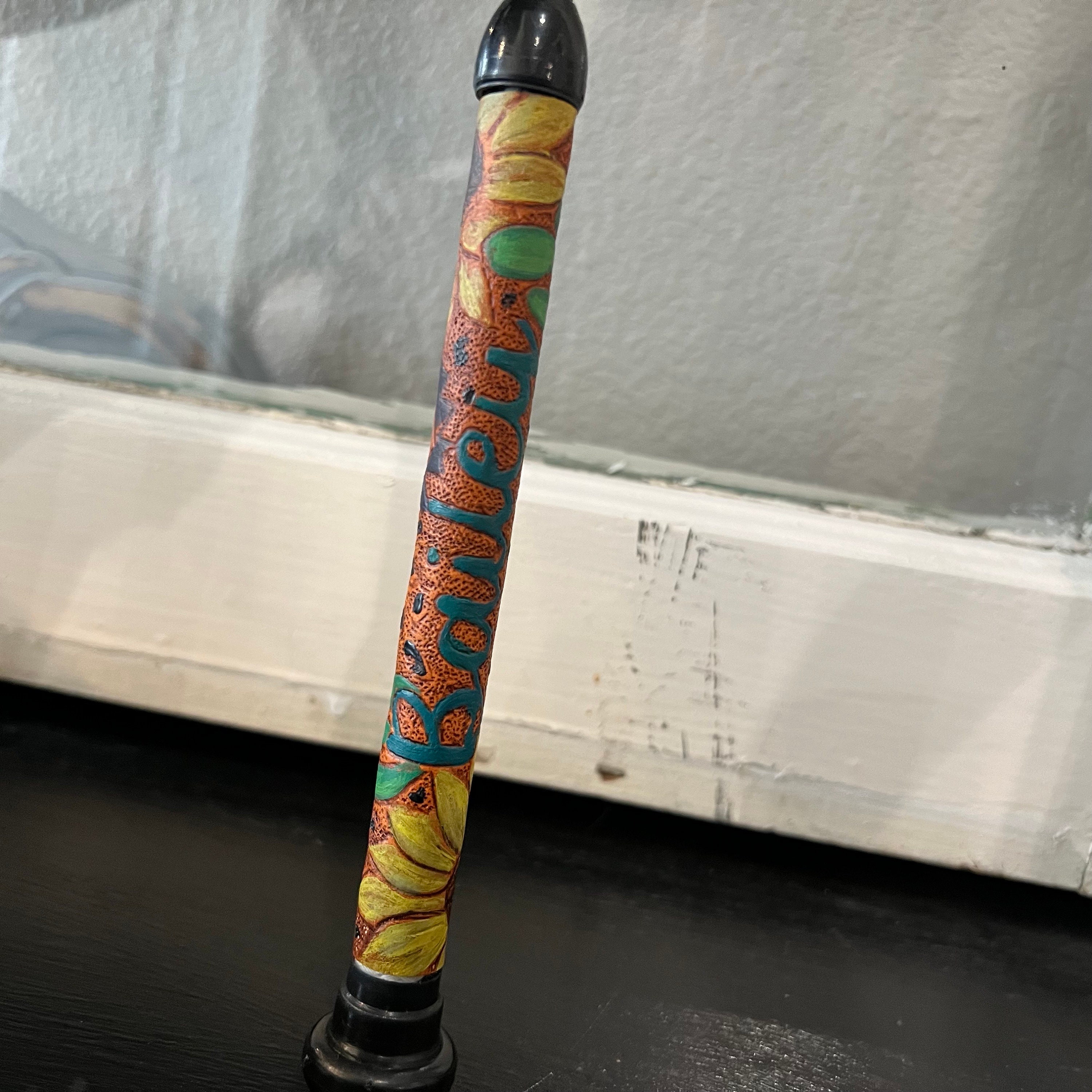 Custom Stock Show Livestock Leather Show Stick Wrap Personalized With ...