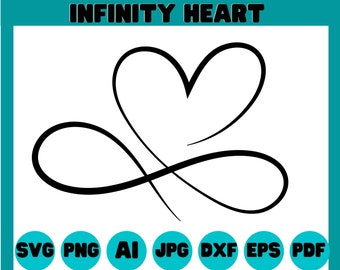 Infinity SVG, Infinity Heart Svg, Infinity Symbol Svg to Show Eternal ...