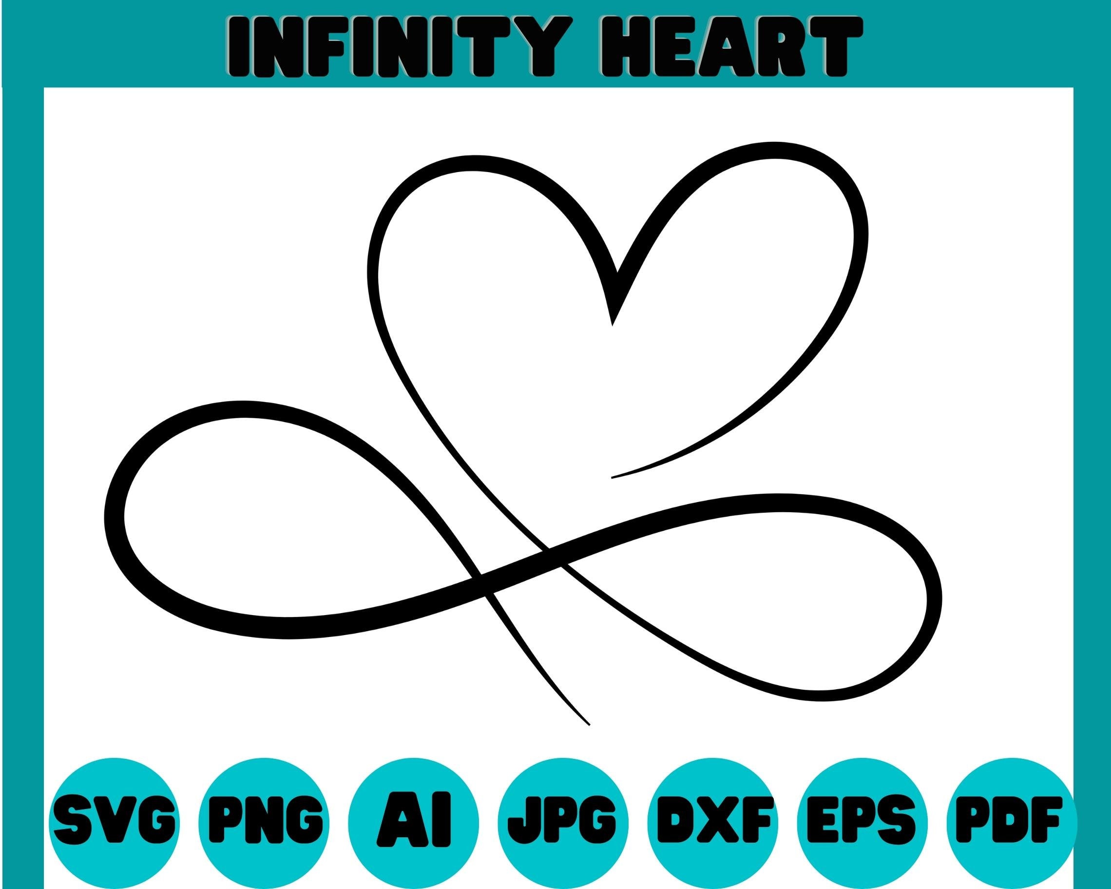Infinity SVG, Infinity Heart Svg, Infinity Symbol Svg to Show Eternal ...