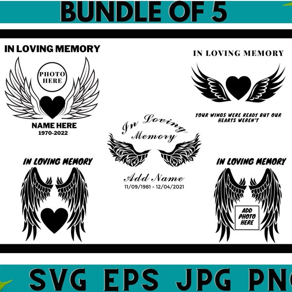 In Memory Svg - Etsy
