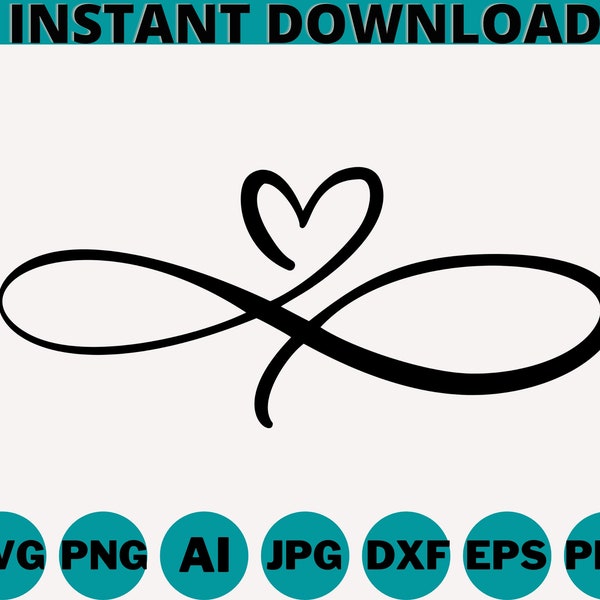 Infinity Symbol Svg - Etsy