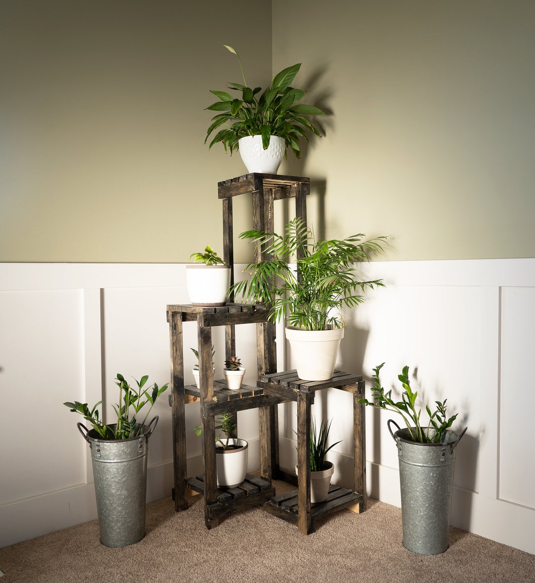 Tall Indoor Corner Plant Stand - Etsy