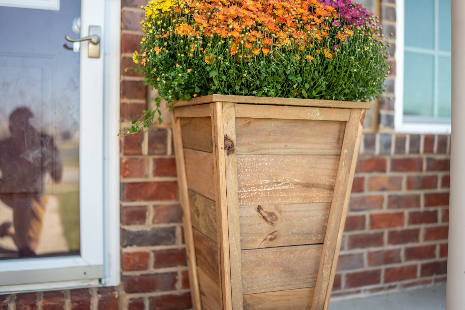 Entryway Planter/tall Planter/flower Box/entrance Planter/wedding ...