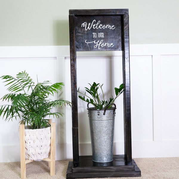 Hanging Planter Welcome - Etsy