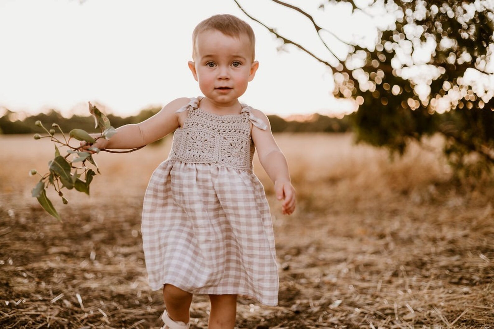 Kora Girl's Dress, Linen, Cotton, Crochet - Etsy