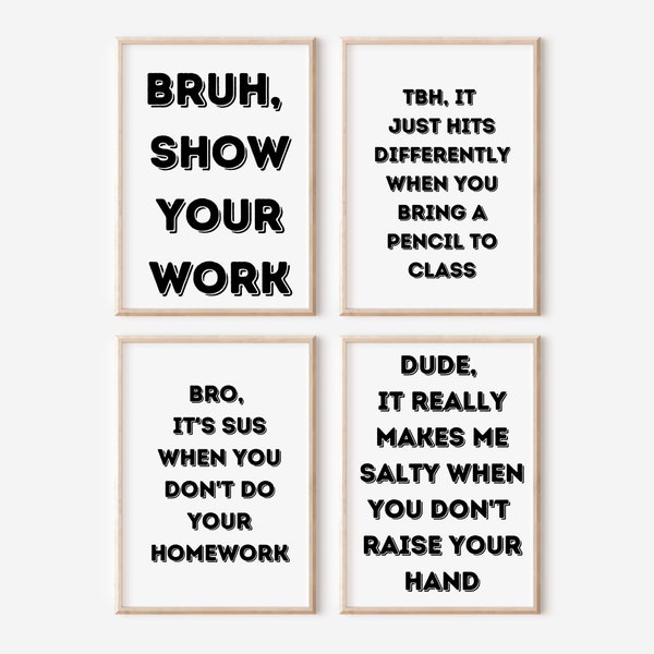 Middle School Classroom Decor - Etsy