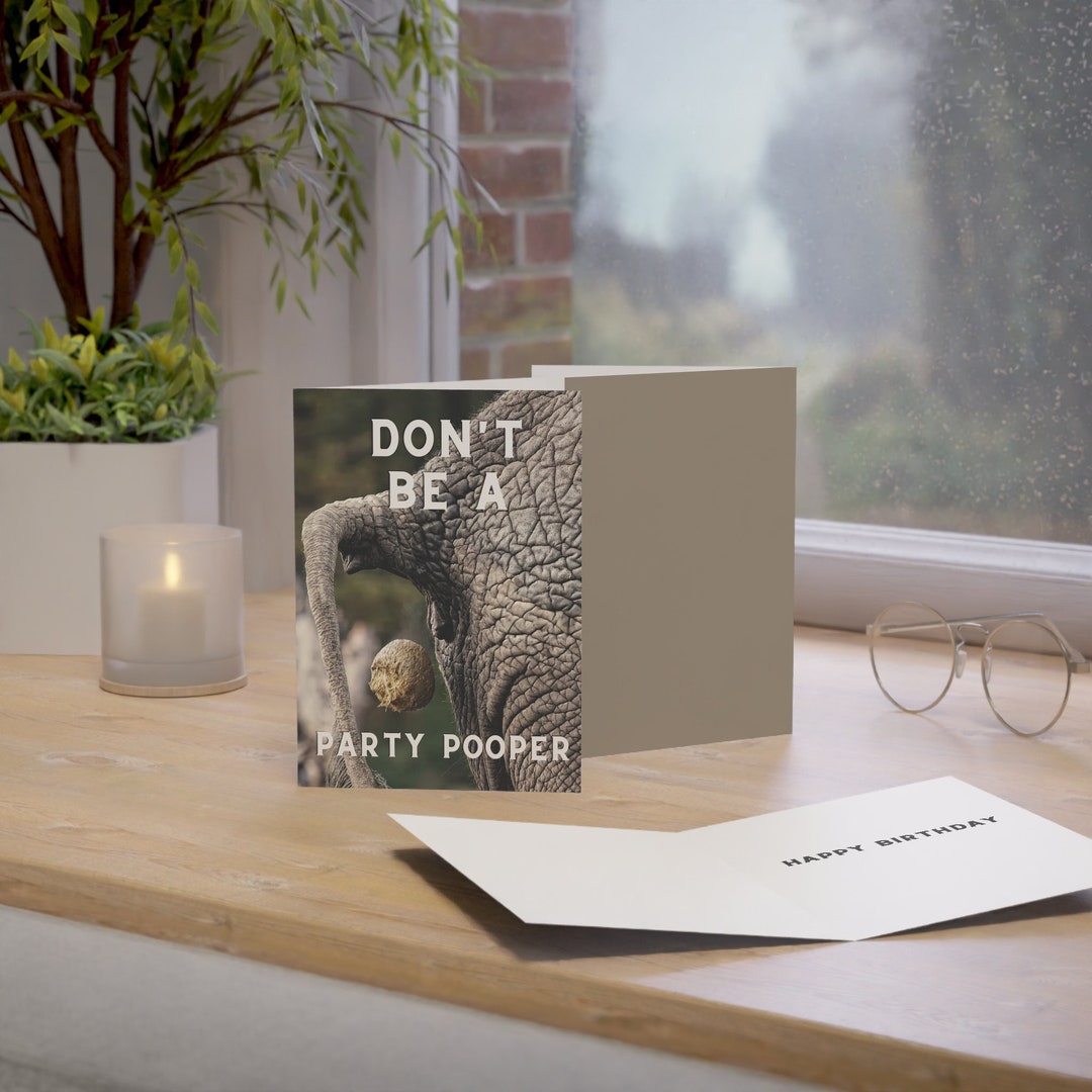 Pooping Happy Birthday Card, Birthday Gag Gift, Birthday Joke, Birthday ...