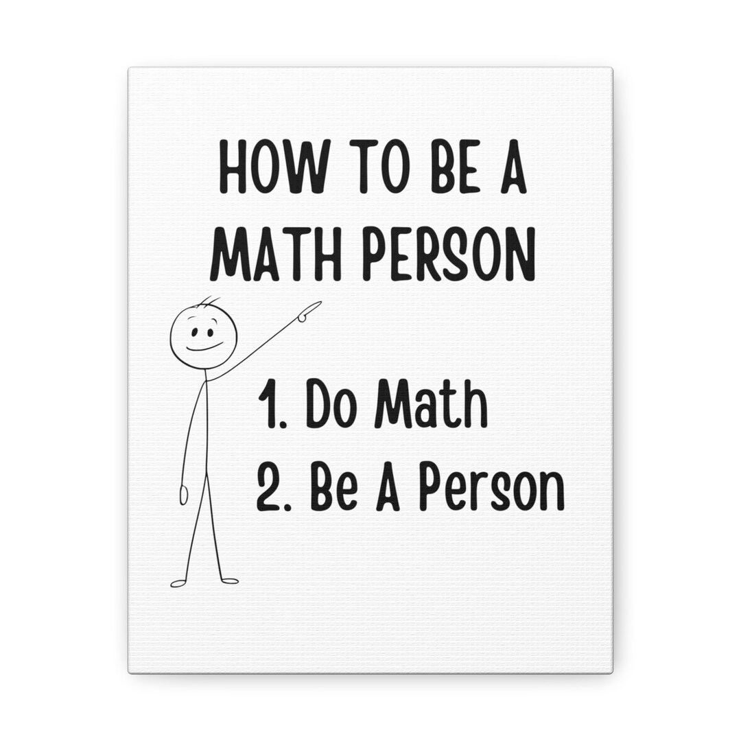 Math Classroom Decor Canvas Middle School Math High School - Etsy