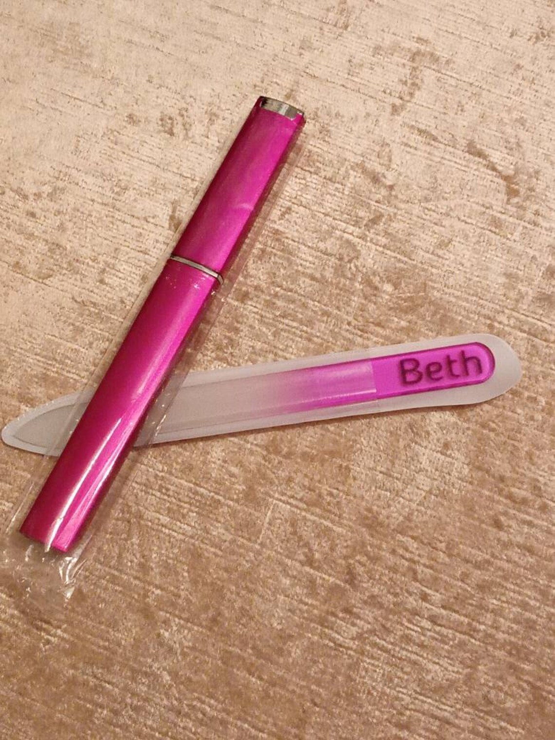 Personalised Nail File - Etsy UK