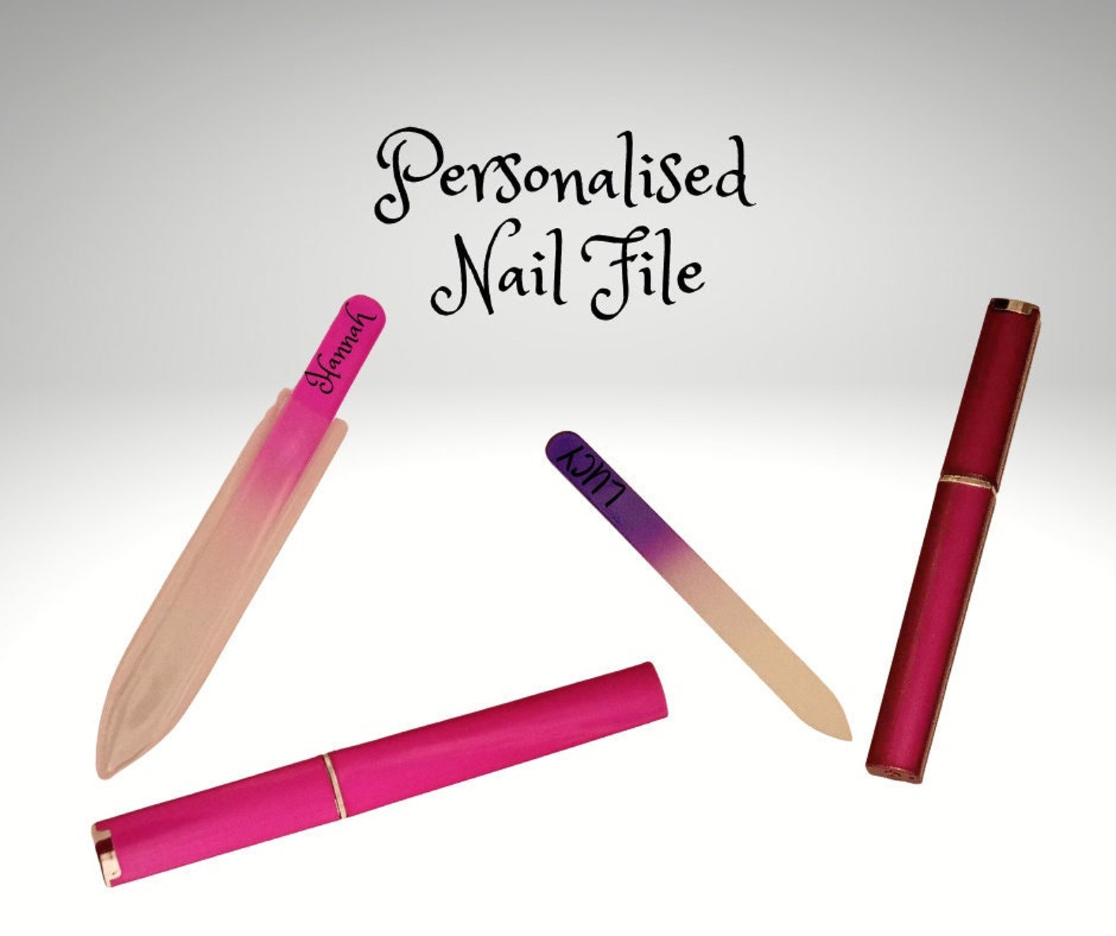 Personalised Nail File - Etsy UK