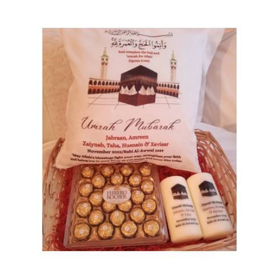 Umrah/hajj Mubarak Gift Hamper Basket Set - Etsy UK
