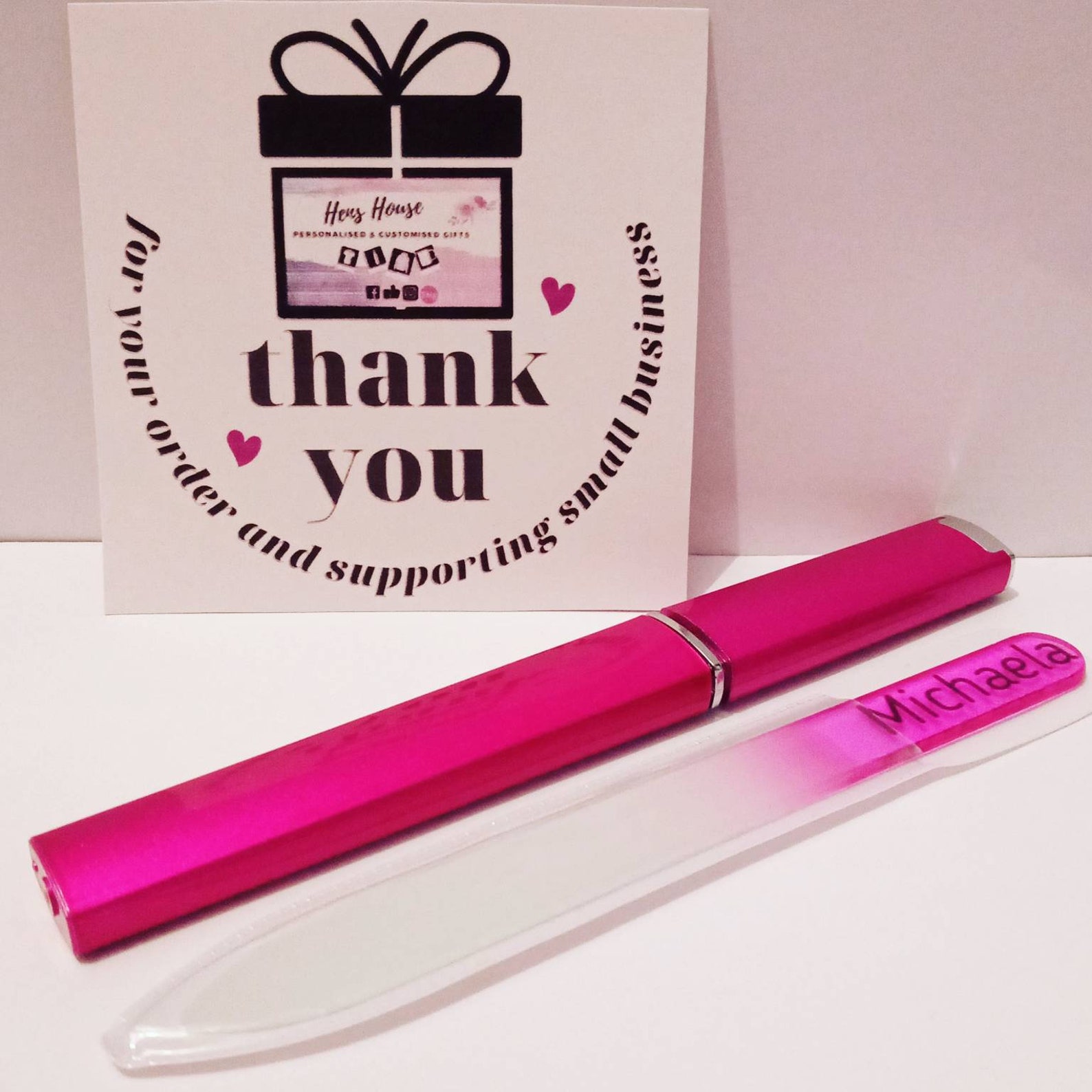 Personalised Nail File - Etsy UK