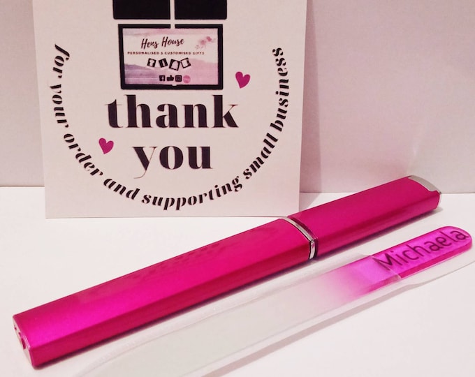 Personalised Nail File - Etsy UK