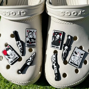 Horror Character Croc Charms, Ghostface Croc Charms, Horror Cards ...