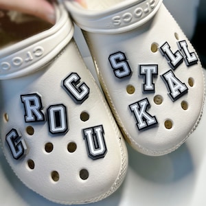 Letter Croc Charms - Etsy UK