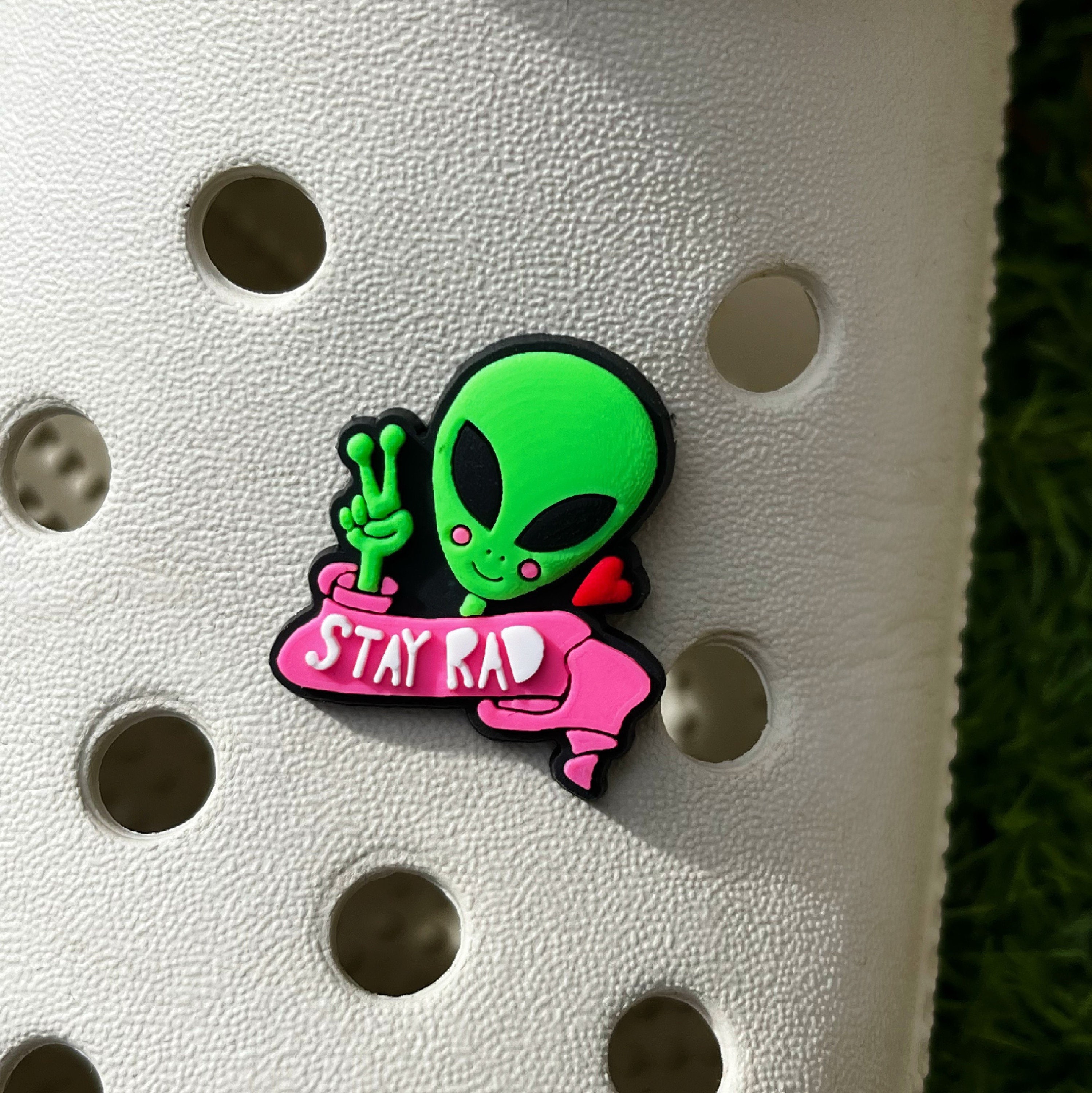 Pink Croc Charms Alien Croc Charm Smiley Face Croc Charm - Etsy UK