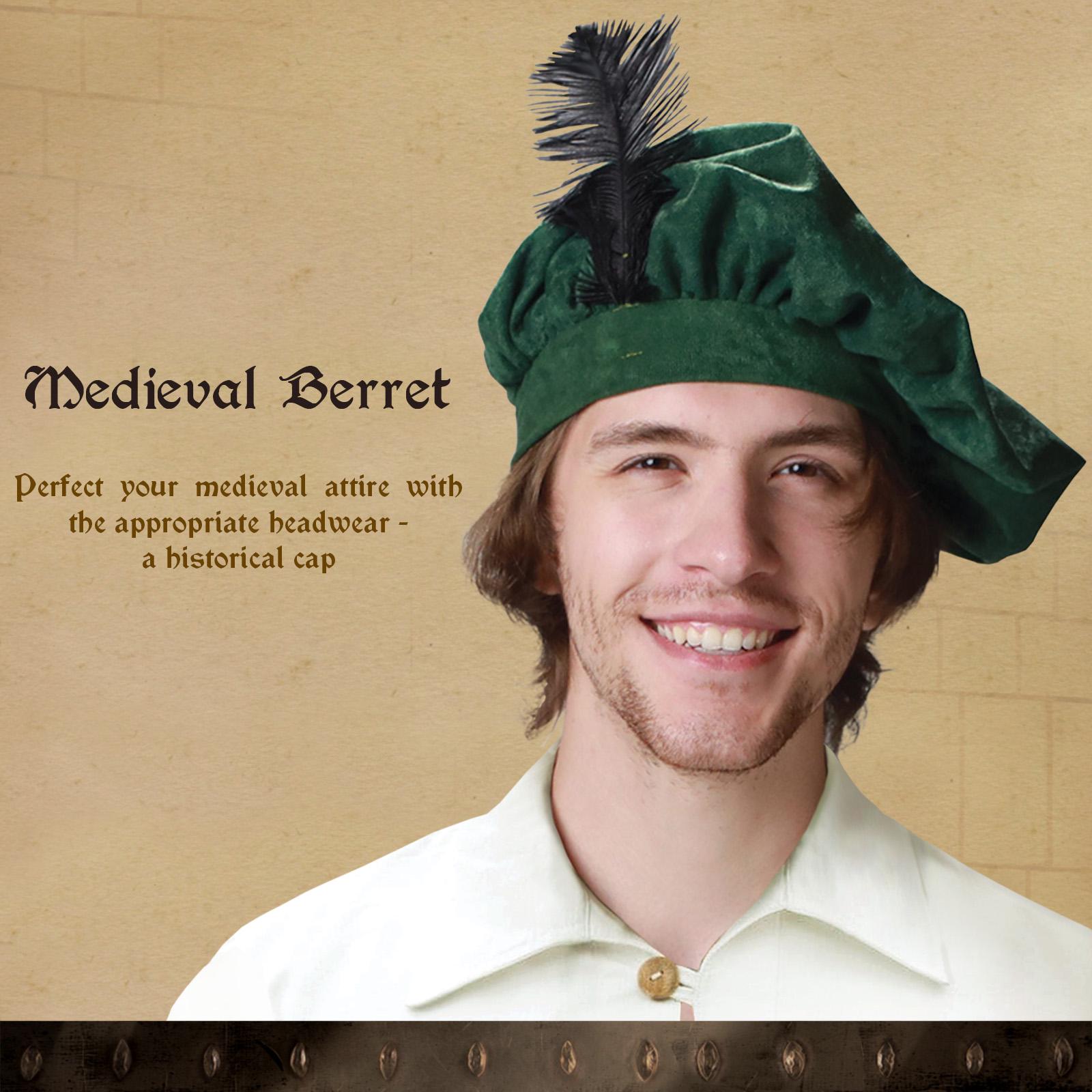 GREEN Renaissance Medieval Tudor Scottish Keltic Irish Muffin Poet ...