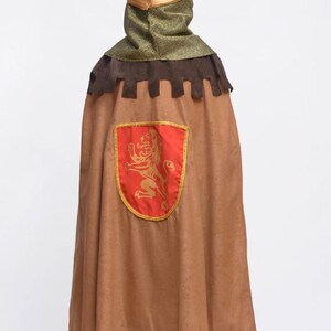 Knight Costume 'ludovic' - Knight Cape in Medieval Templar Colors ...