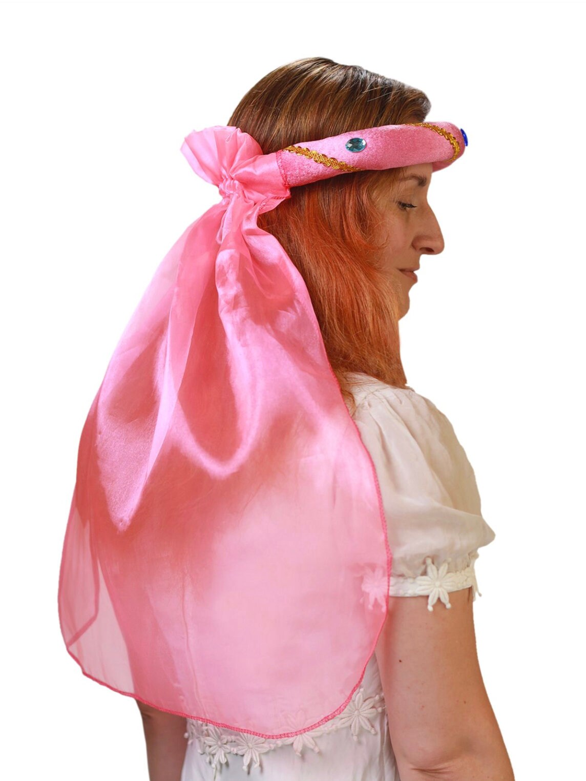 Hot Pink Medieval Headdress | Medieval Headpiece for Child and Adult ...