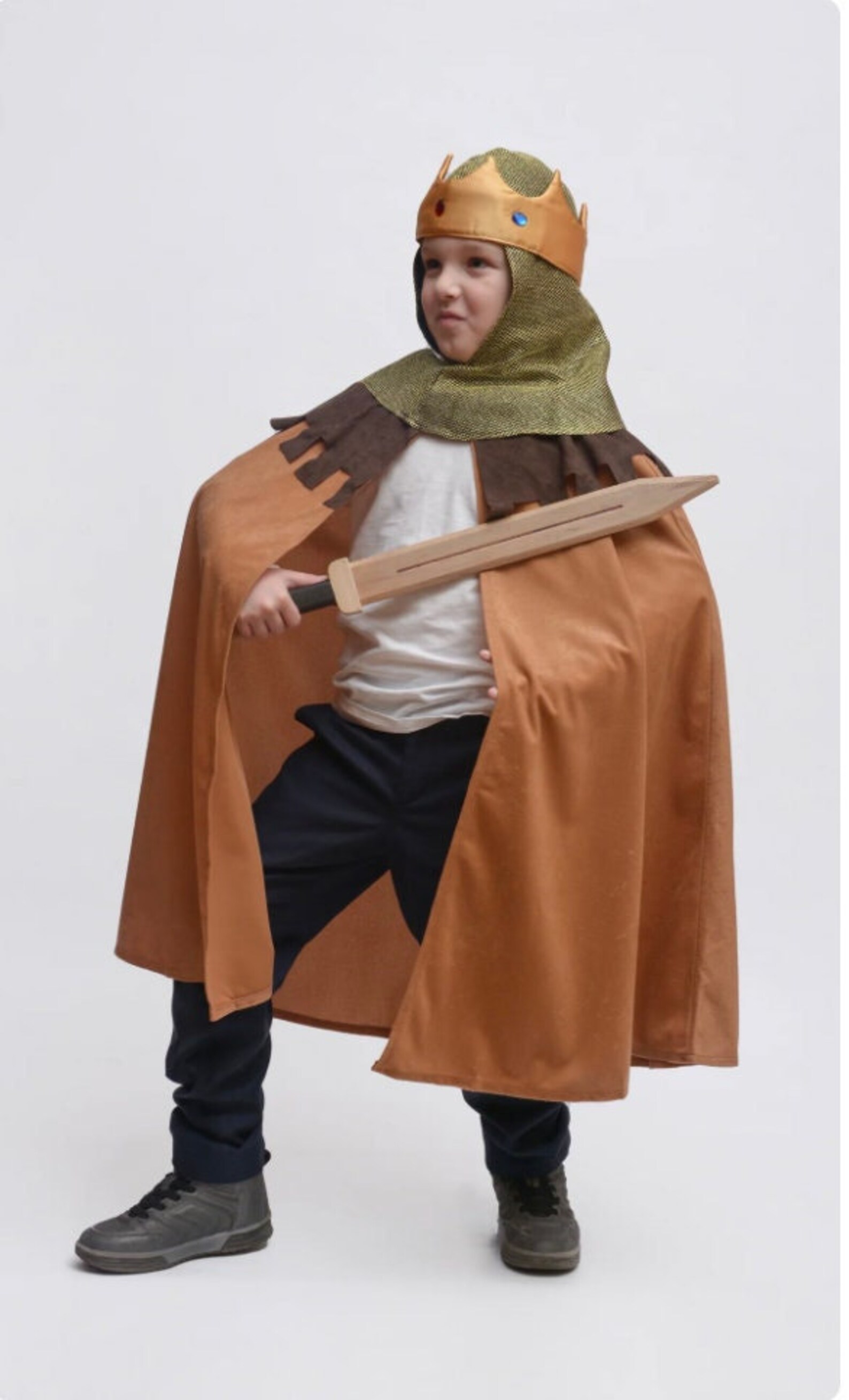 Knight Costume 'ludovic' - Knight Cape in Medieval Templar Colors ...