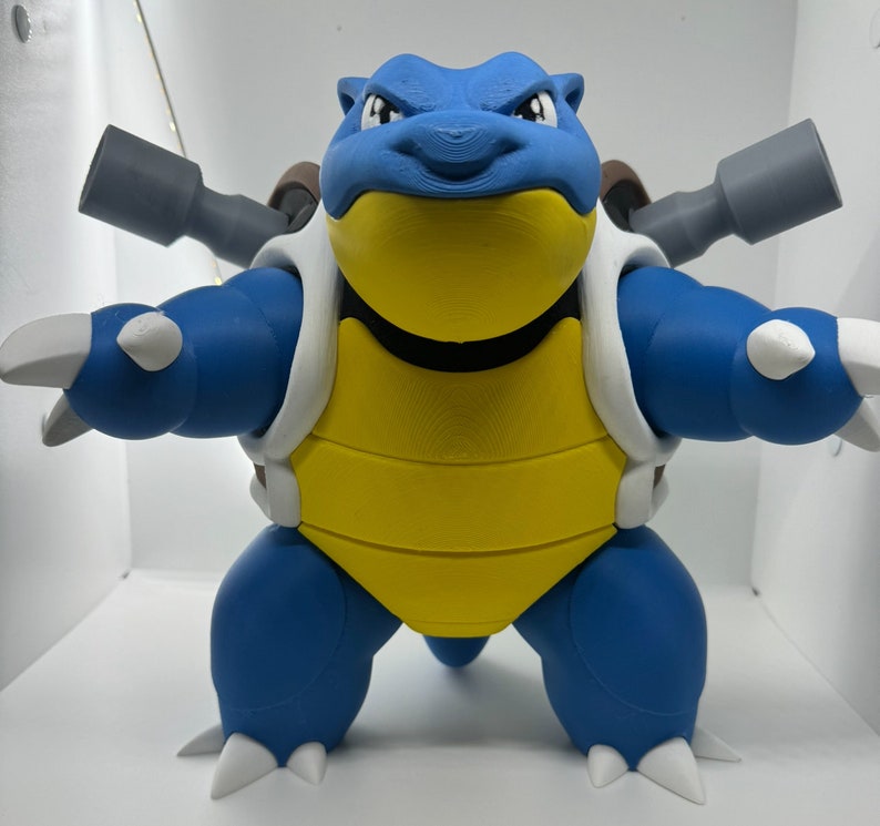 Blastoise 3D Model - Etsy