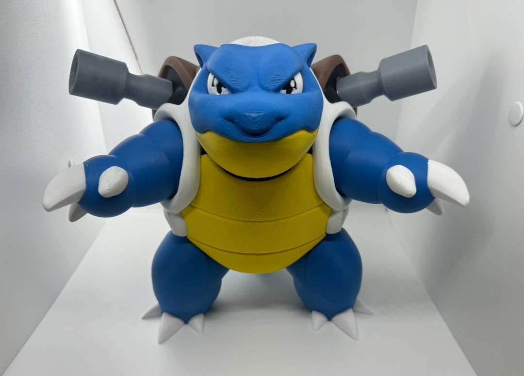 Blastoise 3D Model - Etsy