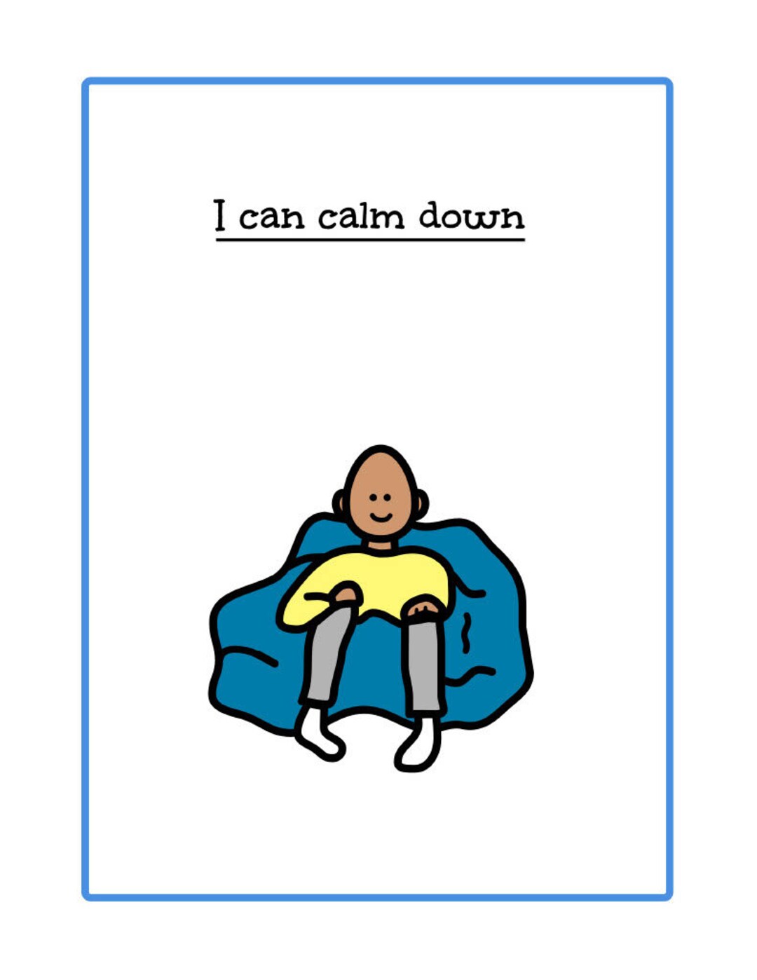 I Can Calm Down Social Story 10 Seiten - Etsy Österreich