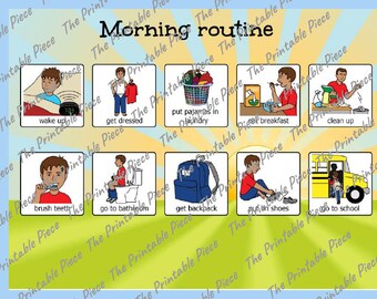 Morning Routine Digital Download - Etsy