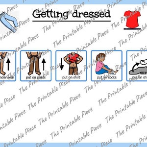 Getting Dressed Poster - Etsy