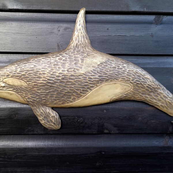 Orca Wood Carving - Etsy