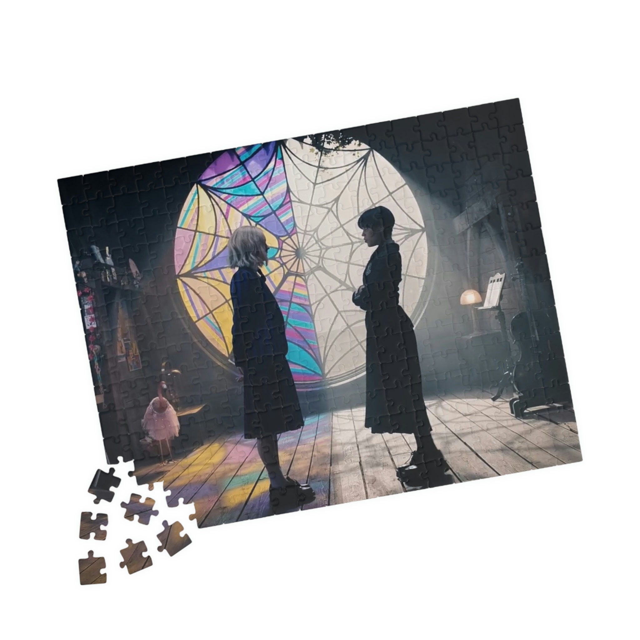 Netflix Gift Puzzle Wednesday Addams Dreamcatcher Puzzle 110 - Etsy