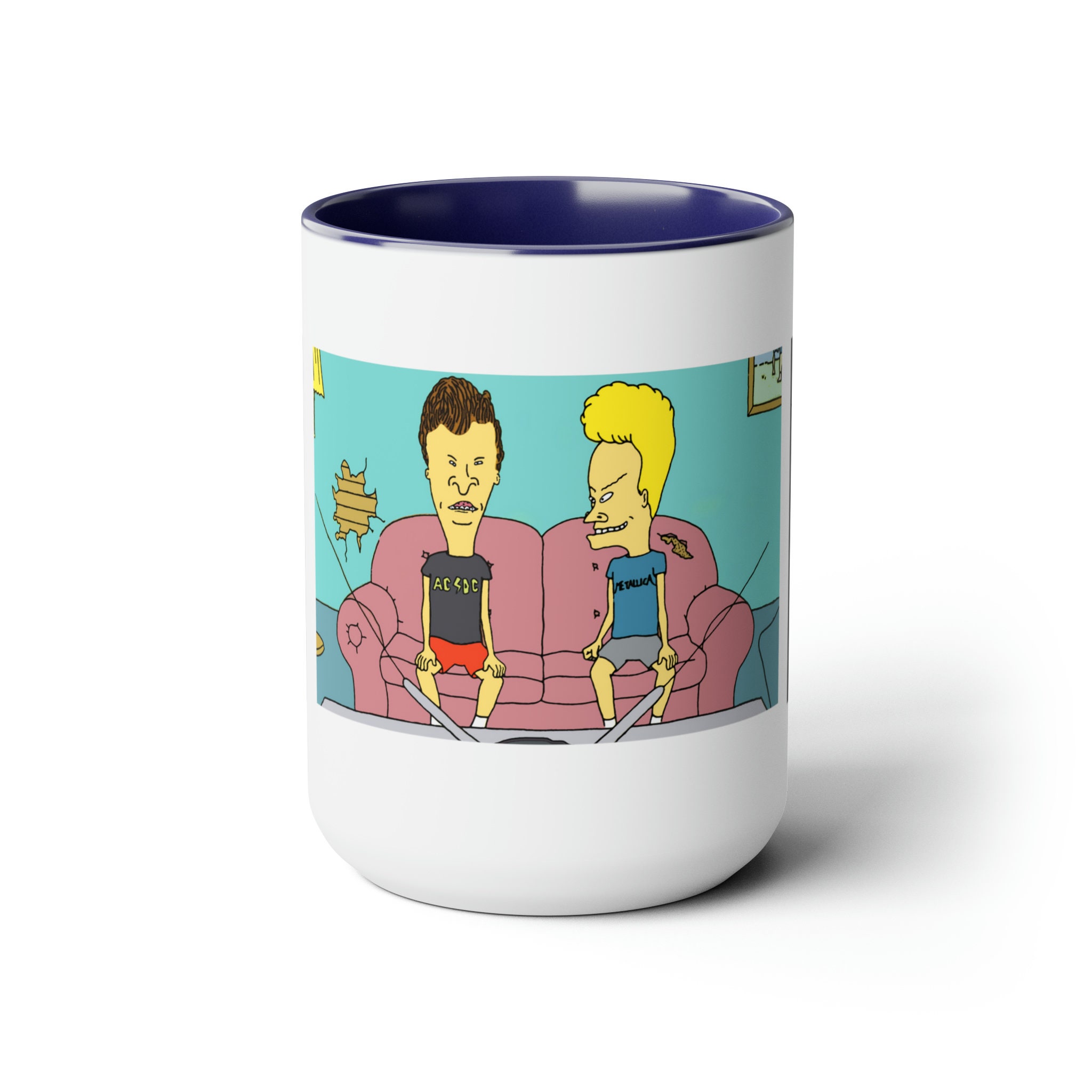 Beavis and Butthead Coffee Mug Throwback MTV Cartoon Funny Mug Gift for ...