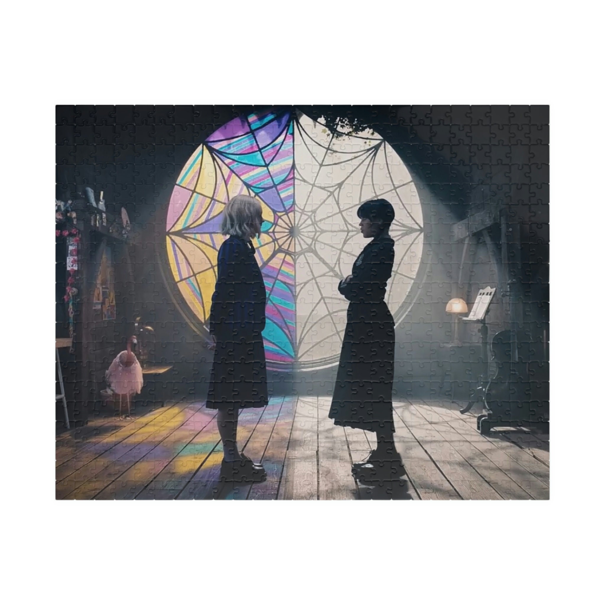 Netflix Gift Puzzle Wednesday Addams Dreamcatcher Puzzle 110 - Etsy