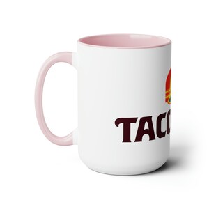 Retro Taco Bell Throwback Classic Bell Two-tone Coffee Mugs, 15oz - Etsy