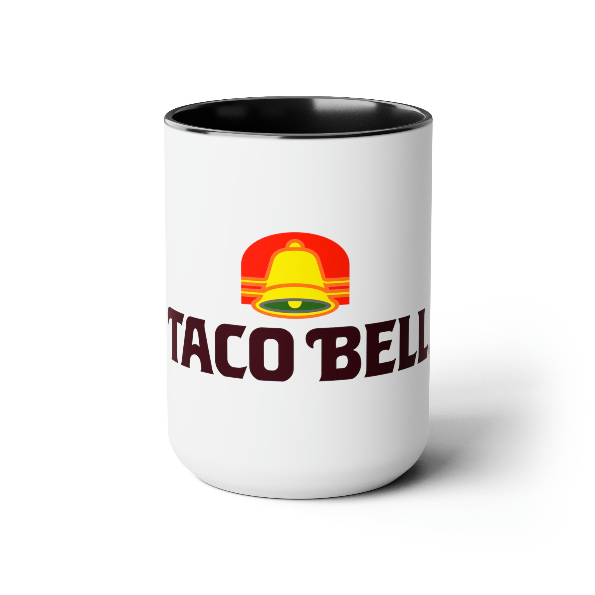 Taco Bell Logo 15oz Coffee Cup Throwback Retro Logo Design - Etsy