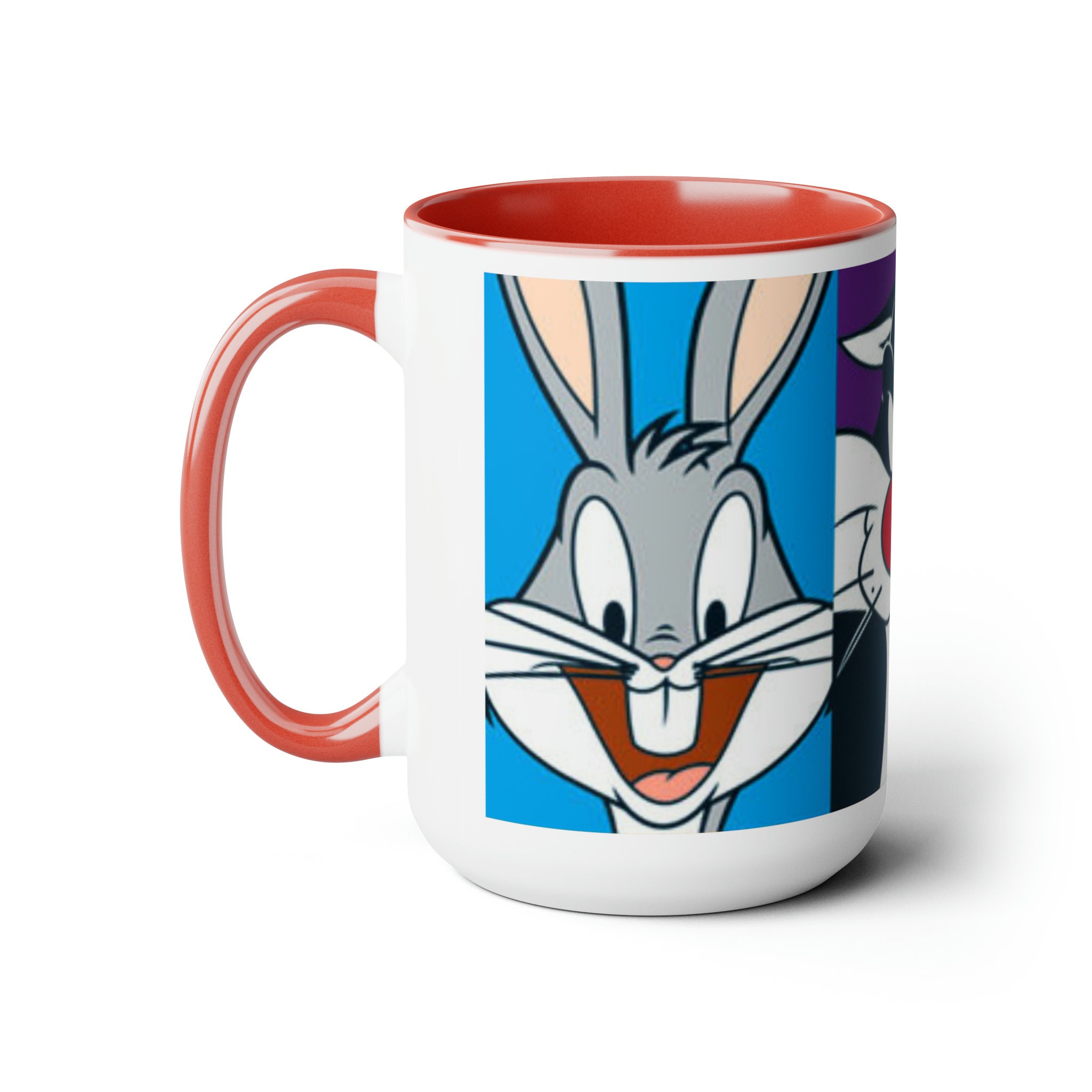 Looney Tunes Classic Character Mug Bugs Bunny Sylvester Taz - Etsy