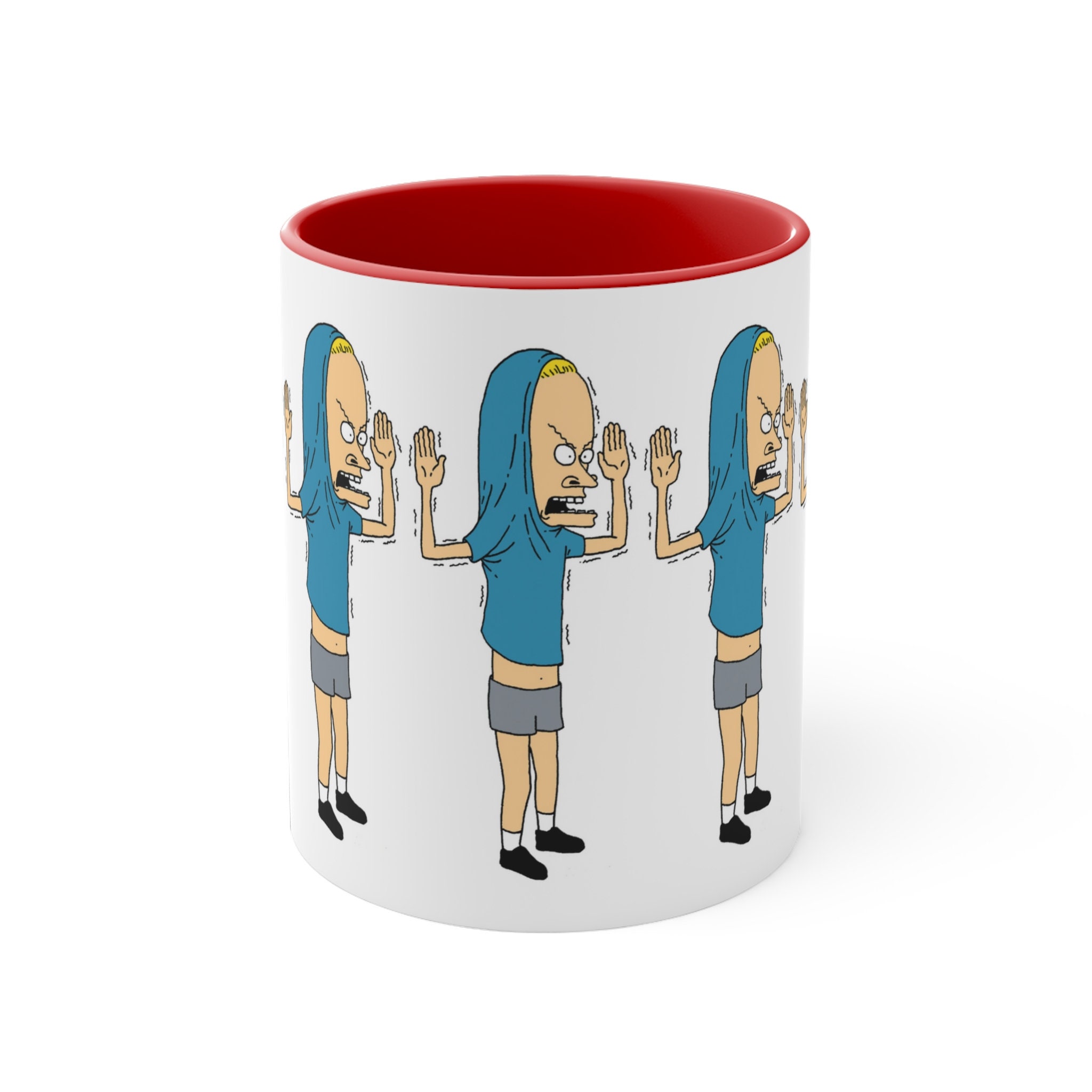 Beavis Cornholio Beavis And Butthead I Am Corn Holio Accent Coffee Mug