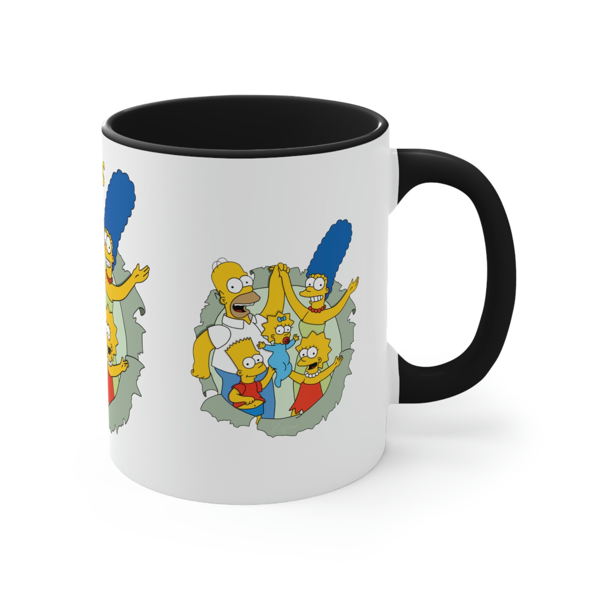 Cartoon Special the Simpsons Accent Coffee Mug 11oz - Etsy