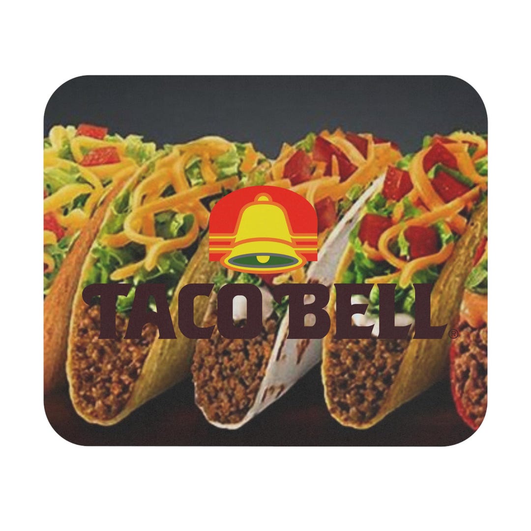 Taco Bell Inspired Taco Mouse Pad (rectangle) - Etsy