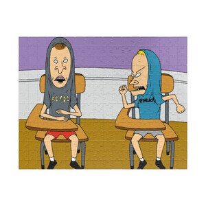 MTV Cartoon Beavis and Butthead Puzzle (110, 252, 520, 1014-piece) - Etsy
